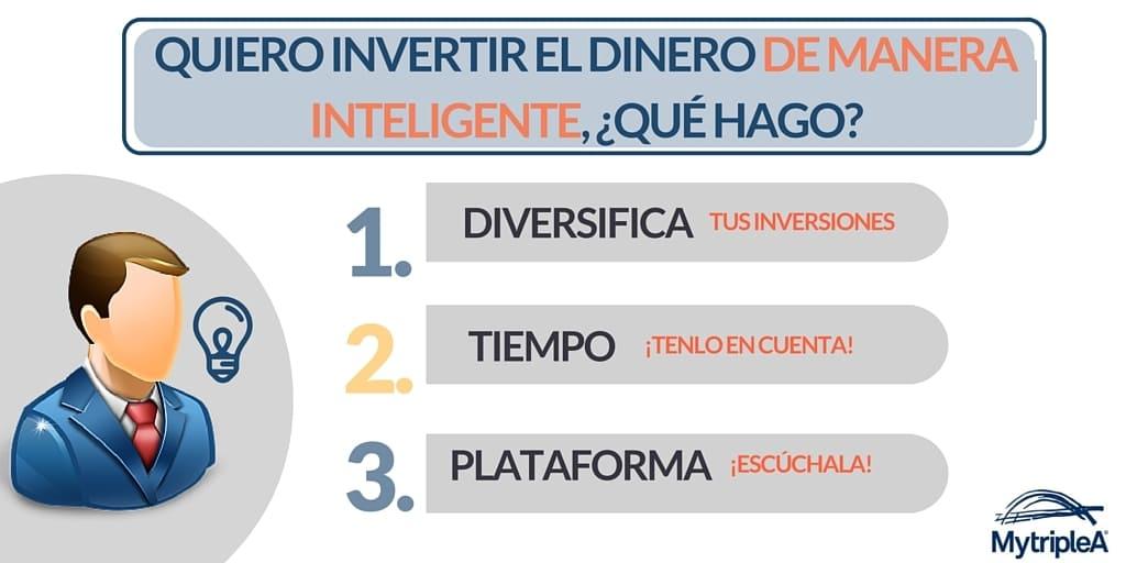 Como invertir el dinero inteligentemente: la clave de la diversificación